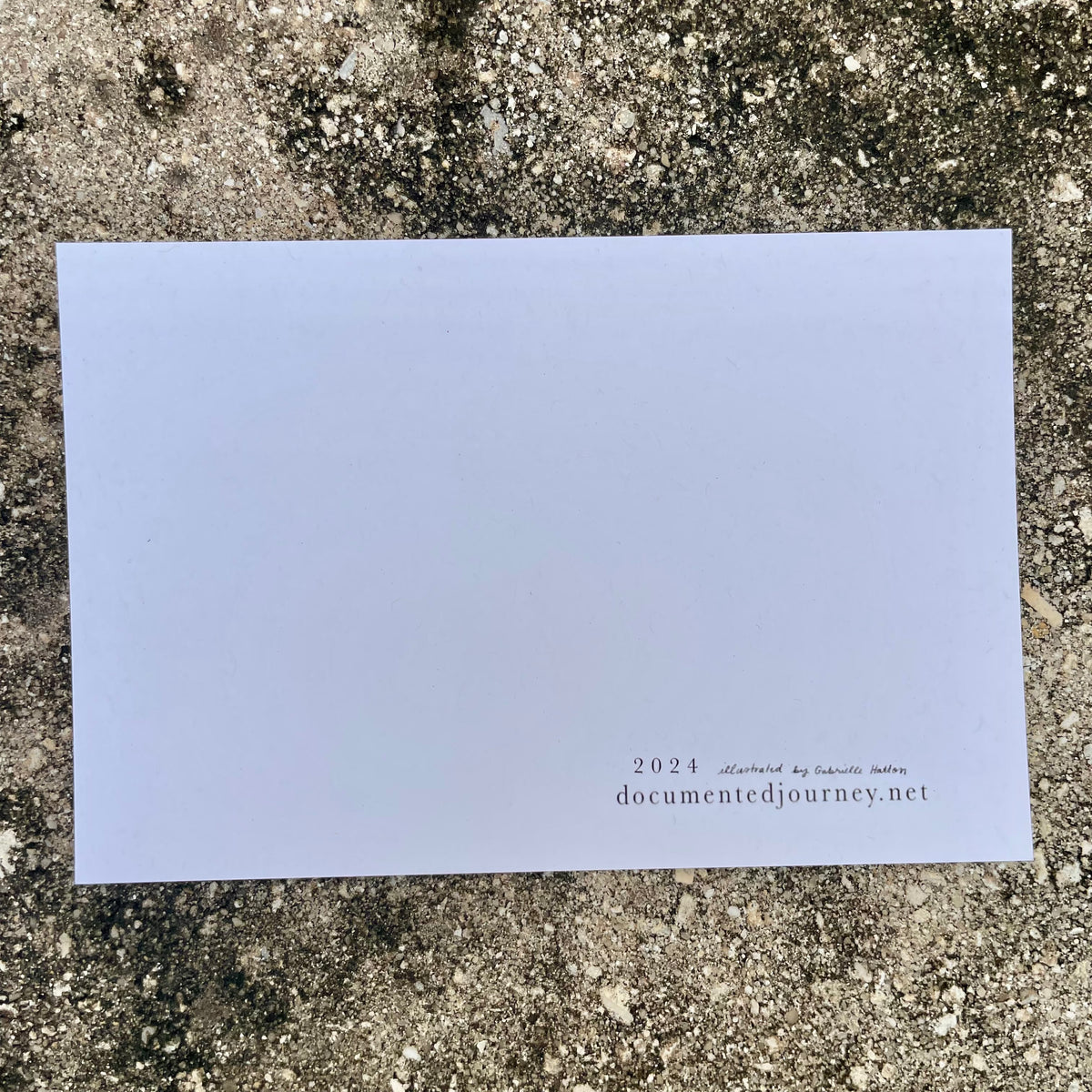 Whimsy Flowers - postcard – Documented Journey